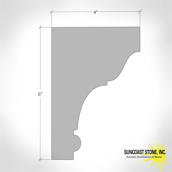CS20 concrete window trim art deco - Suncoast Stone