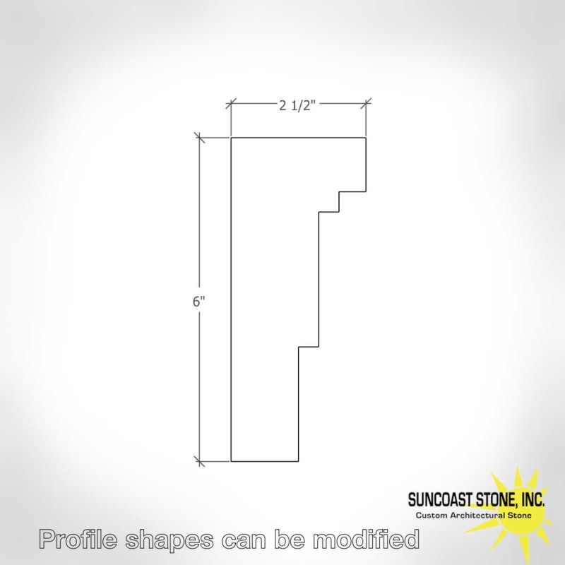 CS27 concrete window mouldings - Suncoast Stone